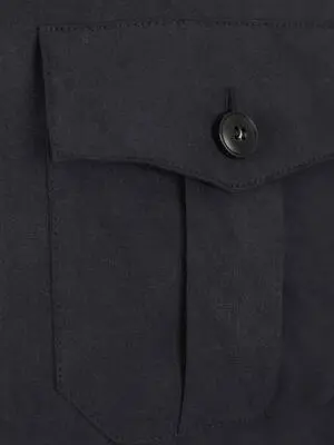 Canali Pocket Button Jacket - Blue