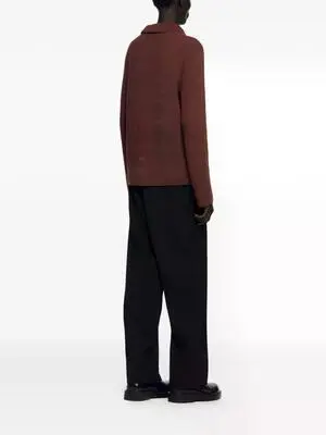 Sandro Waffle-knit Button-front Shirt