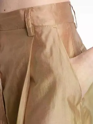 THELATEST Pleated Palazzo Trousers - Neutrals