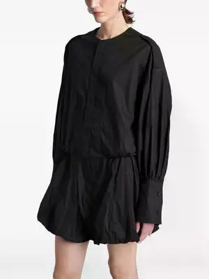 THELATEST Diana Pleated Puff-sleeve Blouse
