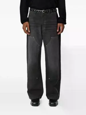 MFPEN Panelled Canvas Trousers - Grey