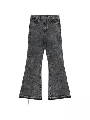 Junya Watanabe Acid-wash Frayed-hem Jeans