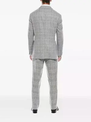 Brunello Cucinelli Double-breasted Checkered Suit