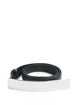 MUGLER Rectangular-buckle Belt - Black