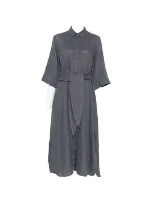 ARCHIVIO '67 Linen Chemisier Dress