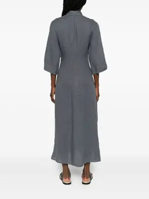 ARCHIVIO '67 Linen Chemisier Dress
