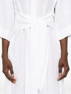 ARCHIVIO '67 Linen Chemisier Dress