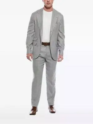 Brunello Cucinelli Single-breasted Tailored Suit - Grey