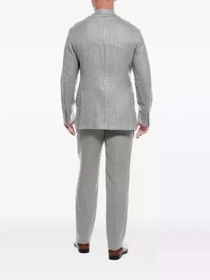 Brunello Cucinelli Single-breasted Tailored Suit - Grey
