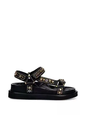 Kurt Geiger Orson Quilted Stud-embellished Sandals