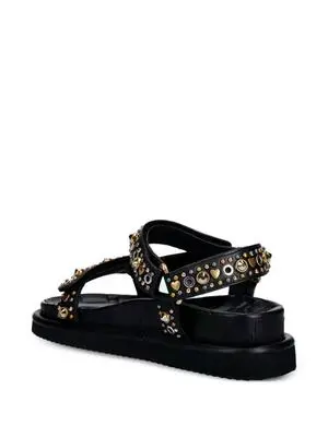 Kurt Geiger Orson Quilted Stud-embellished Sandals