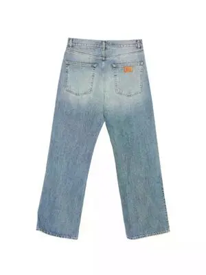 LC23 Faded-effect Straight-leg Jeans