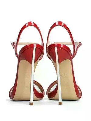 Casadei 80mm Samurai Heeled Sandals