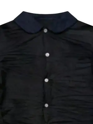 COMME DES GARÇONS TAO Ruched Peter Pan-collar Shirt