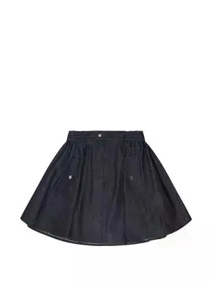 Cecilie Bahnsen Flared Skirt With Flower-shaped Buttons