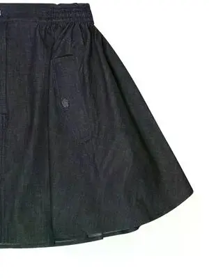 Cecilie Bahnsen Flared Skirt With Flower-shaped Buttons