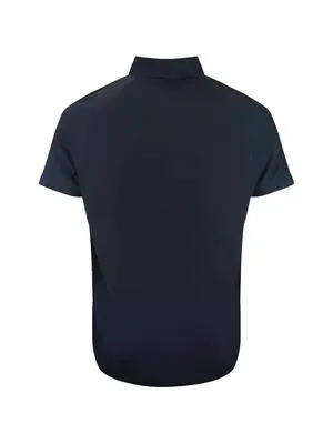 BOSS Logo-print Raglan-sleeve Polo Shirt
