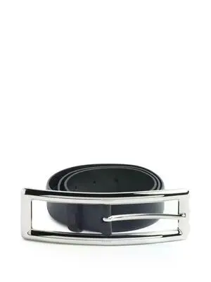 MUGLER Rectangular-buckle Belt - Black