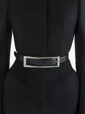 MUGLER Rectangular-buckle Belt