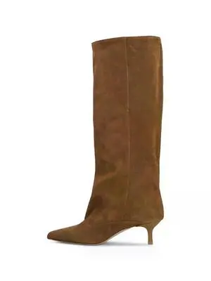GISEL MOIRE 50mm Lory Suede Knee-high Boots