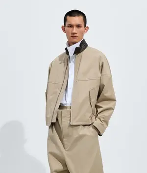 Bottega Veneta Light Cotton Jacket - Sahara