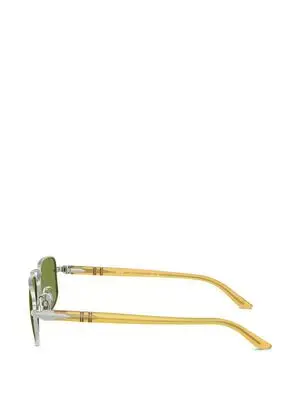 Persol Rectangle Frame Sunglasses - Silver