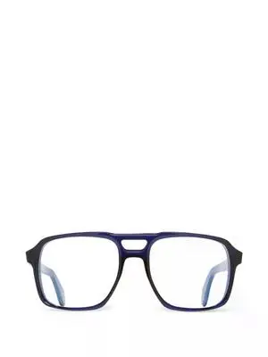 CUTLER & GROSS Pilot-Frame Glasses Blue