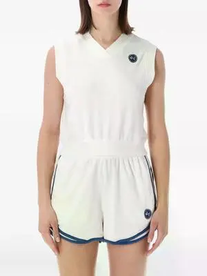 Nike Chill Terry Logo-patch V-neck Top