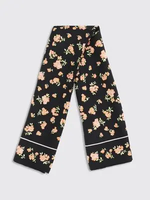 Valentino Garavani Floral Print Silk Foulard