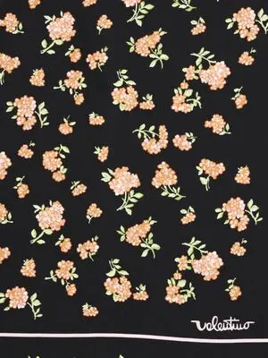 Valentino Garavani Floral Print Silk Foulard