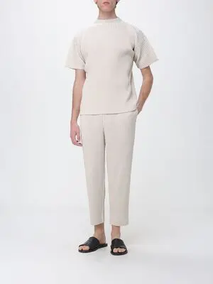 Issey Miyake Pleated Polyester T-shirt