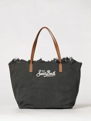 MC2 SAINT BARTH Embroidered Tote Bag - Black