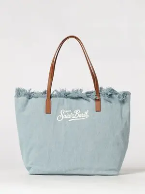 MC2 SAINT BARTH Embroidered Tote Bag - Blue 3