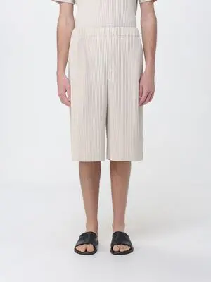 Issey Miyake Homme Plissé Pleated Technical Crêpe Shorts - Beige