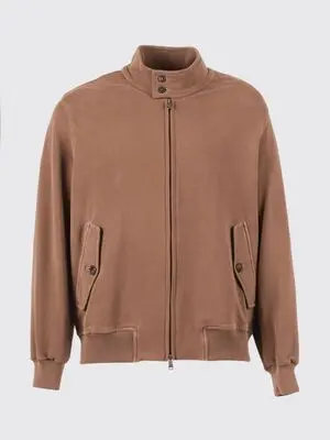 CIRCOLO 1901 Cotton Bomber Jacket - Brown
