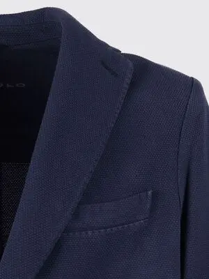 CIRCOLO 1901 Single Breasted Blazer In Cotton - Blue