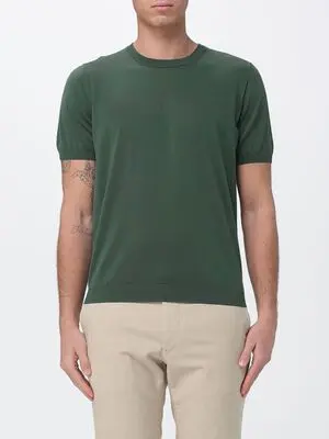 DRUMOHR Cotton Crew Neck Knit - Forest Green