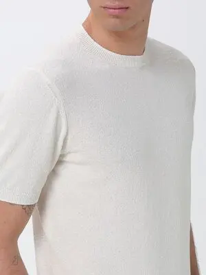 DRUMOHR Cotton Blend Crew Neck Knit - Milk