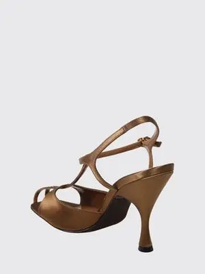 HERBERT LEVINE Hidden Gem Satin Sandal With Rhinestones