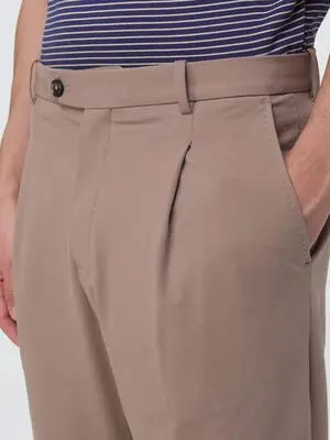 CIRCOLO 1901 Tailored Gabardine Trousers - Brown