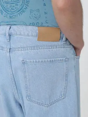Maison Kitsuné Mid-rise Wide-leg Five-pocket Jeans