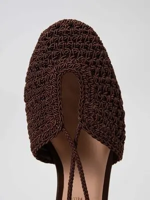 TWINSET Ballet Flats With Tie Fastening