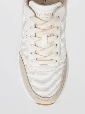 TWINSET Lace-up Sneakers - White 1