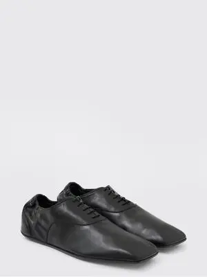 MAISON MARGIELA Square Toe Lambskin Leather Oxford Shoes