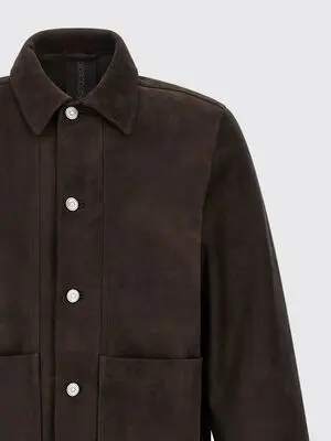 GIORGIO BRATO Suede Shirt Jacket - Brown
