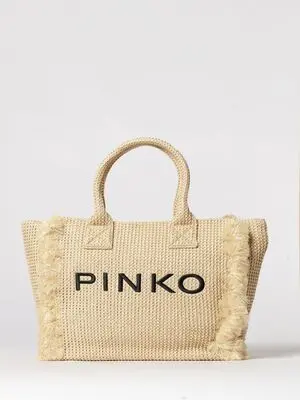 Pinko Raffia Tote Bag - Rope