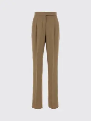 Max Mara Tailored Linen Trousers - Brown