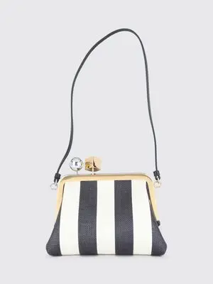 Jacquemus Striped Clutch - Black