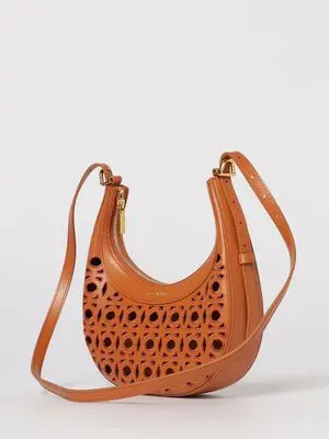 COCCINELLE Whisper Perforated Leather Mini Bag - Brick Red