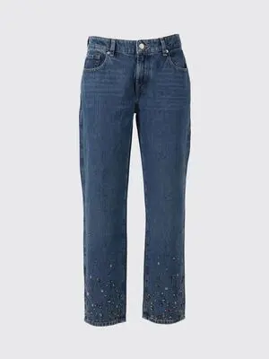 7 For All Mankind Embellished Straight Leg Jeans
